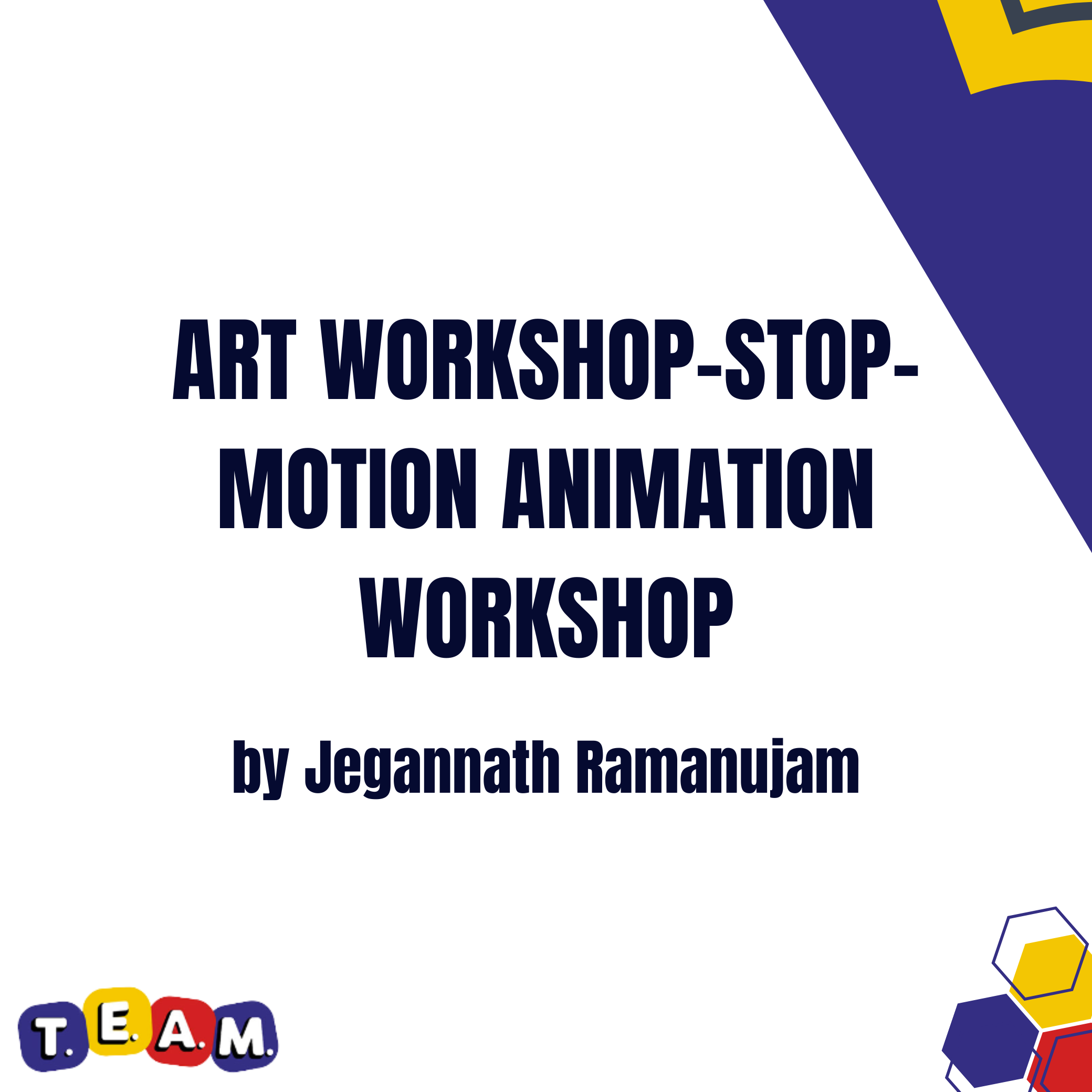 Stop-Motion Animation Workshop - Enrichment Team